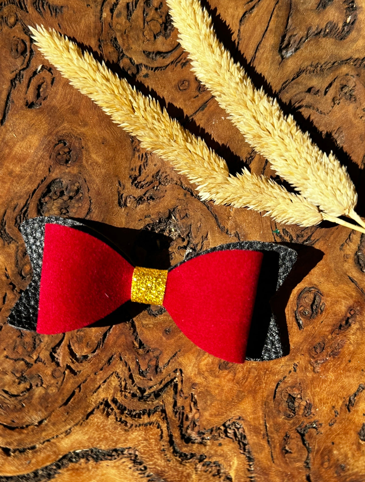 Suede Leather hair bows – Gypsy Jiinda